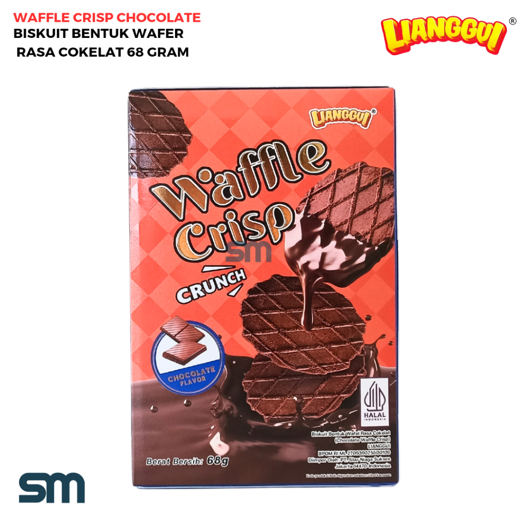 Jual LIANGGUI BISKUIT WAFER WAFFLE CRISP 68 GRAM | Shopee Indonesia