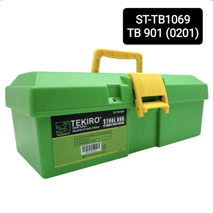 Jual TEKIRO TOOLBOX TOOL BOX 1 SUSUN KOTAK PLASTIK ALAT PERKAKAS PERALATAN TB1069/ TB901 ...