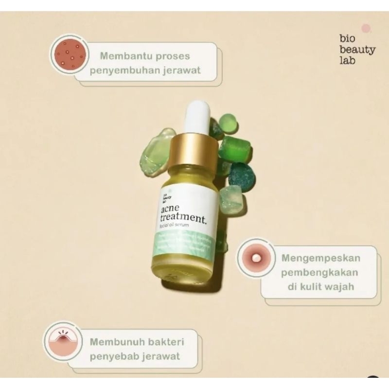 Jual Bio Beauty Lab Acne Treatment Face Oil (5 ml) | Shopee Indonesia