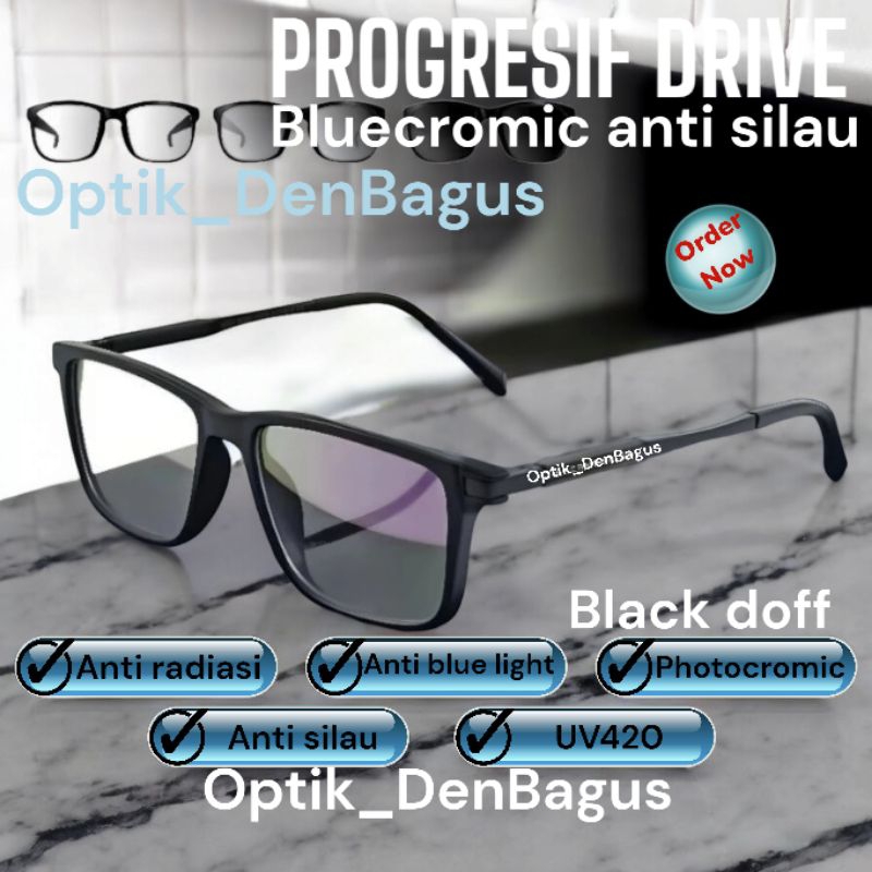 Jual kacamata progresif baca dan jalan tanpa batas bluecromic Drive ...