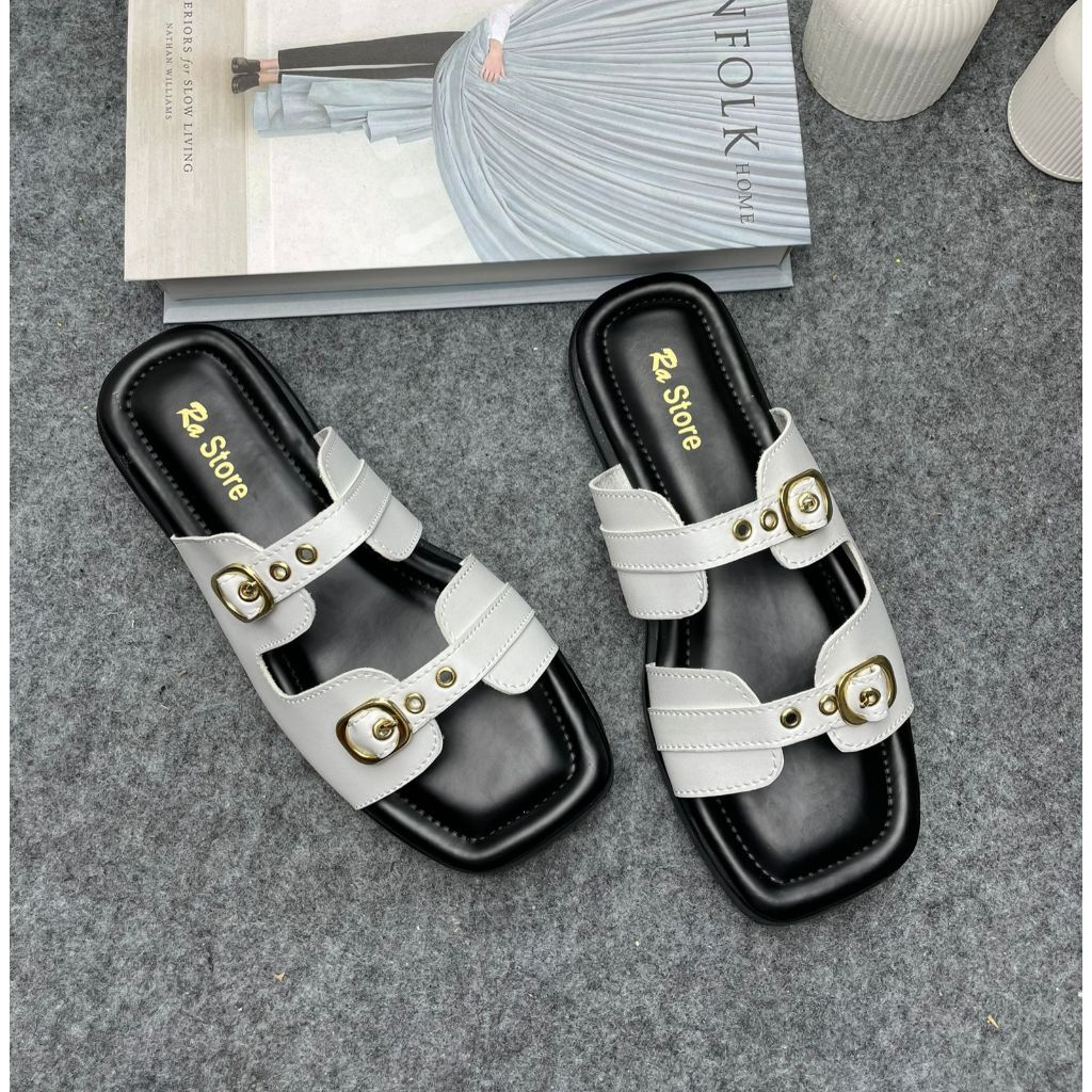 Jual Sandal Platform Wanita Super Empuk Ringan Sendal Cewek Karet Gaya ...