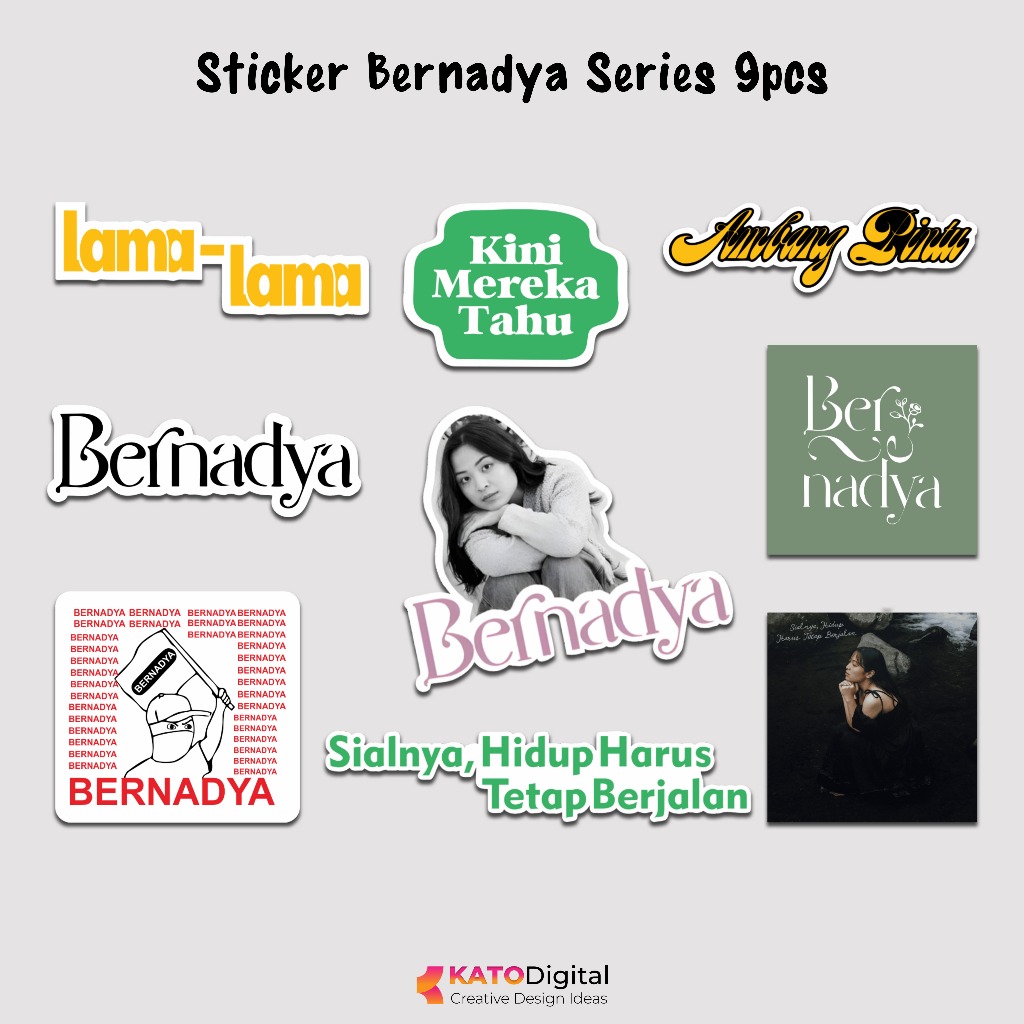 Jual Stiker Pack Vinyl Bernadya Sticker Helm Gitar Anti Air | Shopee ...