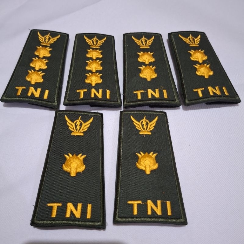 Jual pangkat pdh cke hub terbaru mayor letkol kolonel lismerah/tanpa ...