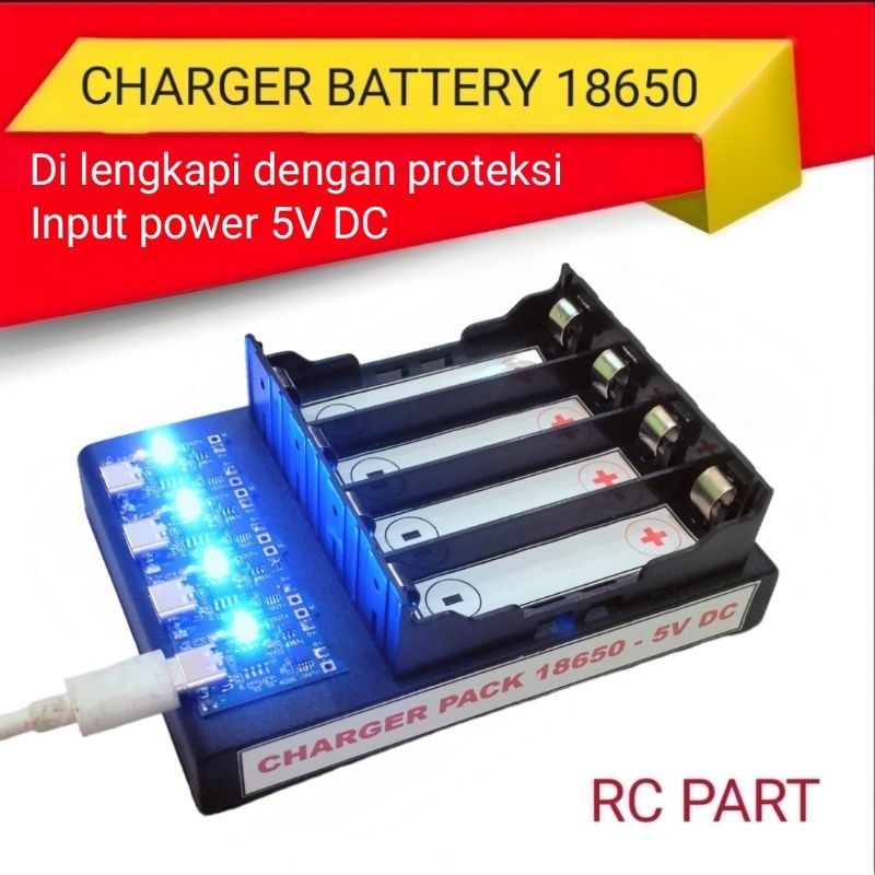 Jual PROMO !! CHARGER BATERAI BATTERY 18650 MODUL LITHIUM 18650 TP4056 ...