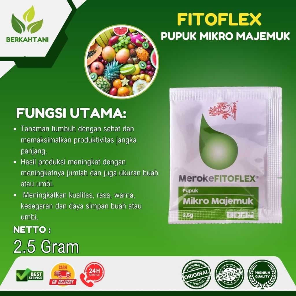 Jual Meroke Fitoflex 2.5 Gram Pupuk Mikro Komplek | Shopee Indonesia