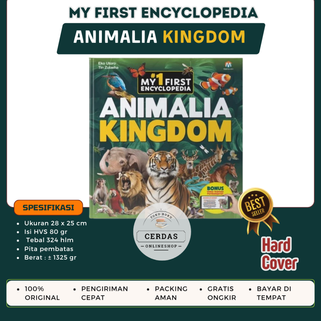 Jual buku MY FIRST ENCYCLOPEDIA ANIMALIA KINGDOM hewan anak | Shopee ...