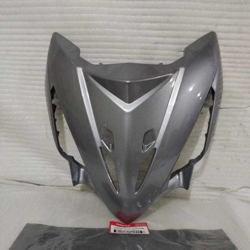 Jual Cover front top panel dasi tameng depan Honda Revo 100 silver ...