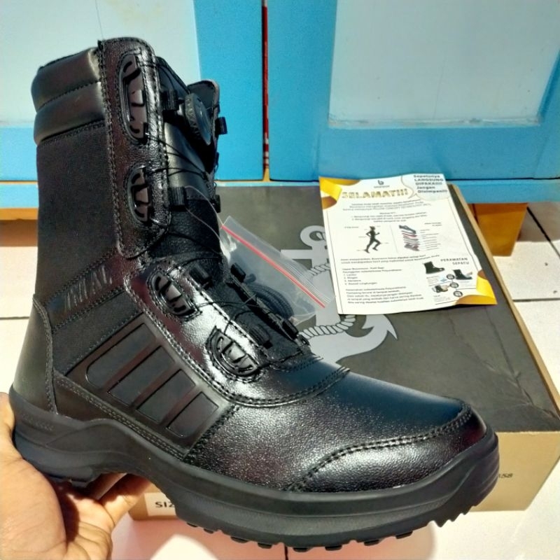 Jual Sepatu PDL Bocorocco Navy 2023 dan TNI AL 2021 Tali Putar Dan ...