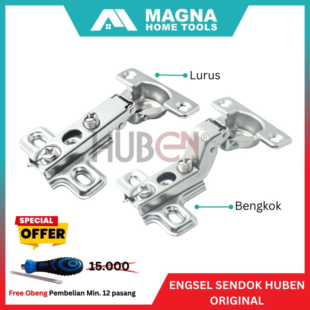 Jual ENGSEL LEMARI/SENDOK HUBEN LURUS/FULL BENGKOK/BUNGKUK [ORIGINAL ...
