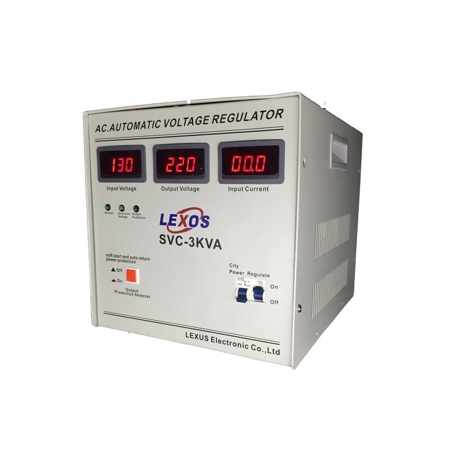 Jual Stavolt / Regulator / Stabilizer Lexos SVC-3KVA (3000 Watt ...
