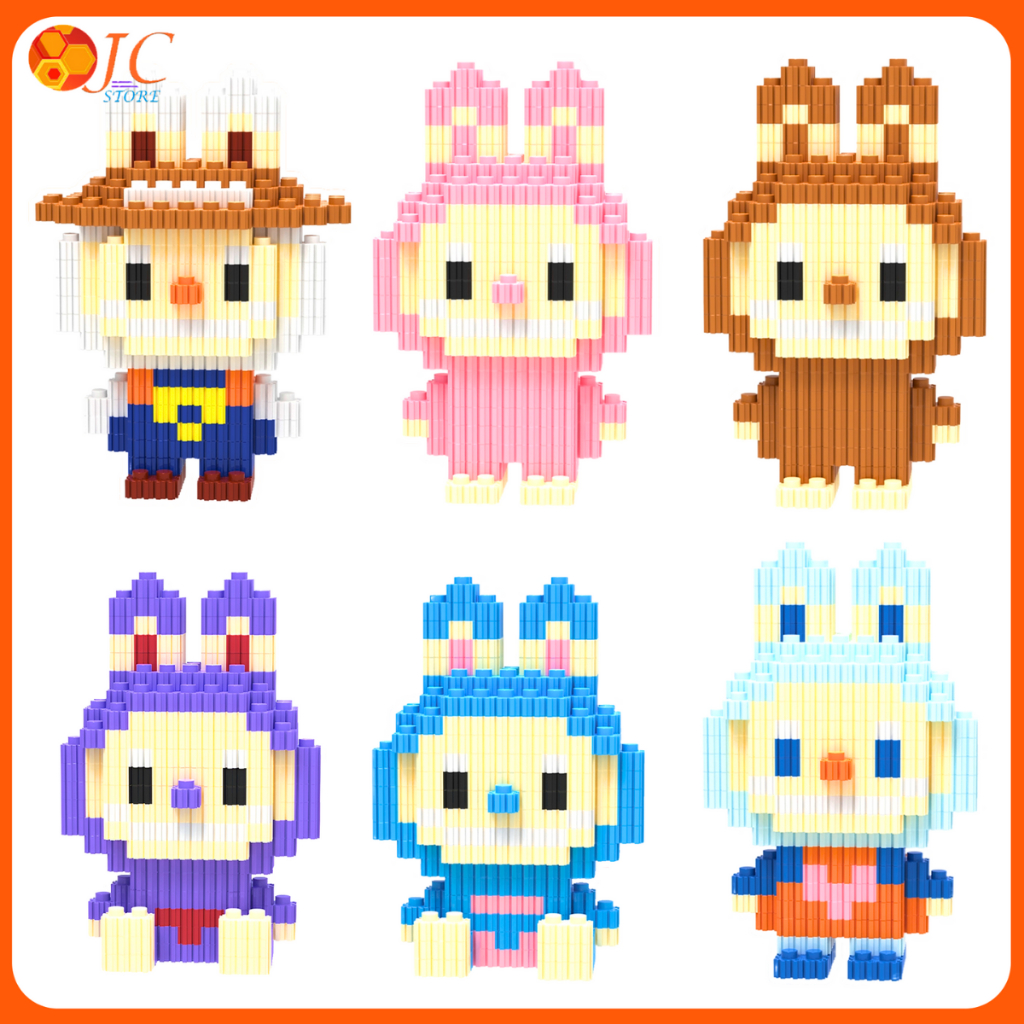 Jual JC Nano Block Labubu Mini Toys Bricks Mainan Edukasi Balok Susun ...