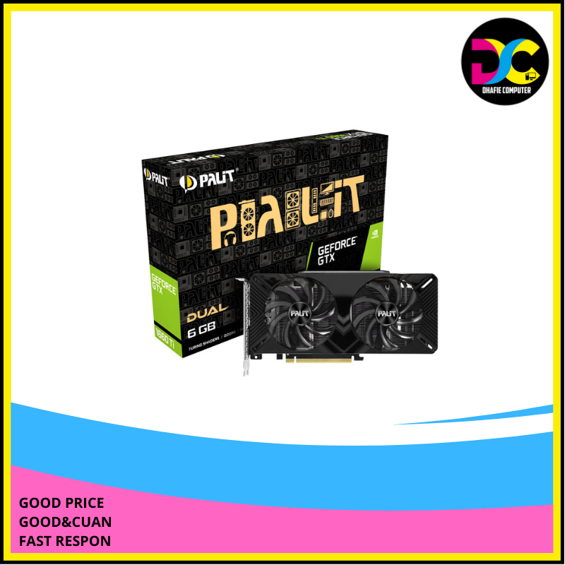 Jual VGA PALIT GTX 1660 DUAL 6G - 6GB GDDR5 GTX1660 192 Bit | Shopee ...