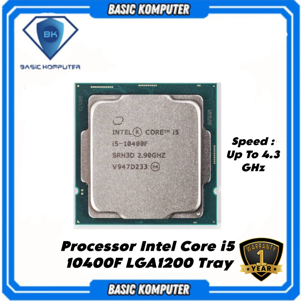 Jual PROCESSOR INTEL CORE I5 10400F SOCKET LGA 1200 TRAY | Shopee Indonesia