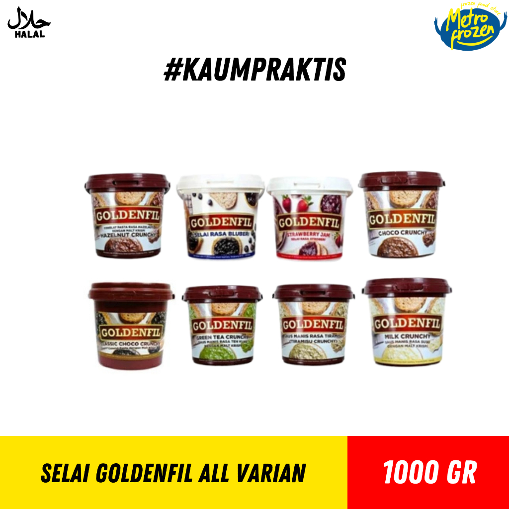 Jual Selai Goldenfill All Varian 1kg | Shopee Indonesia