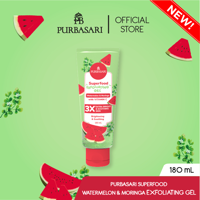 Jual [EXFOLIATING GEL] PURBASARI Superfood Exfoliating Gel / Scrub Badan Exfoliasi - 180ml ...
