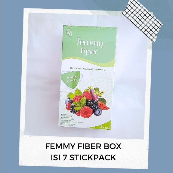 Jual FEMMY FIBER BOX ISI 7 STICKPACK | Shopee Indonesia