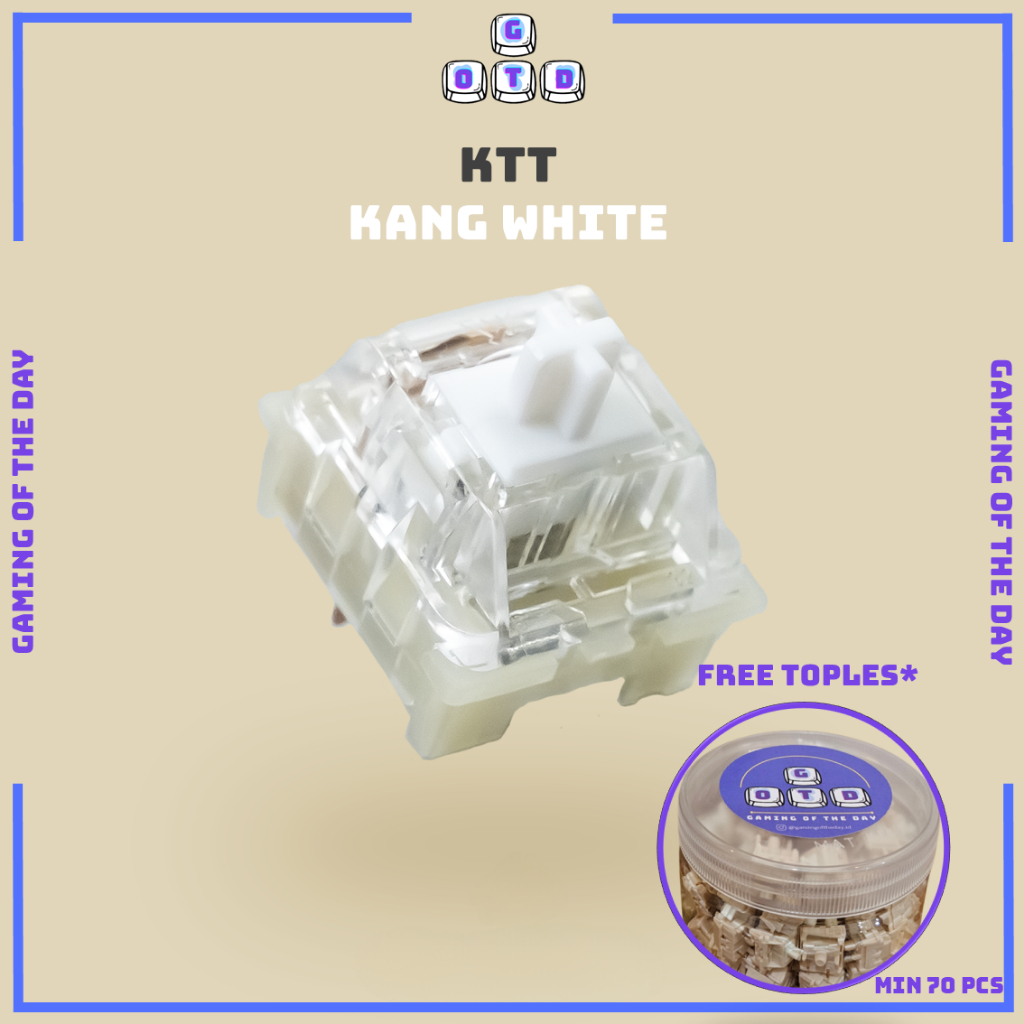 Jual Content / KTT Kang White Linear Lubed Factory Mechanical Switch ...
