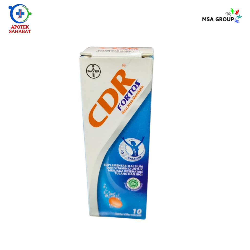 Jual CDR FORTOS RASA JERUK MANDARIN 10 TABLET | Shopee Indonesia