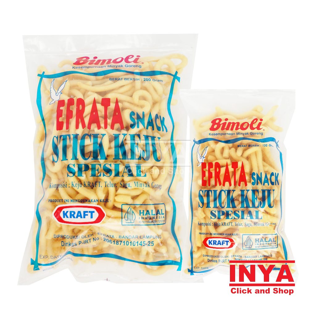 Jual Stick Keju Spesial Efrata Snack - Cemilan Stik Keju Bimoli & Kraft ...