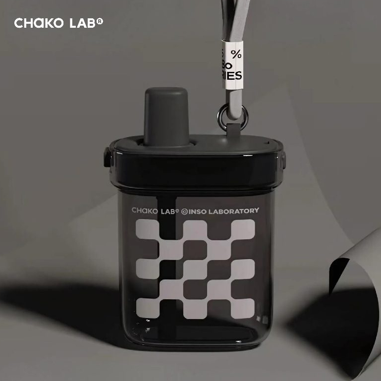 Jual CHAKO LAB Bobo Tritan Square Cup 780ml - Black | Shopee Indonesia