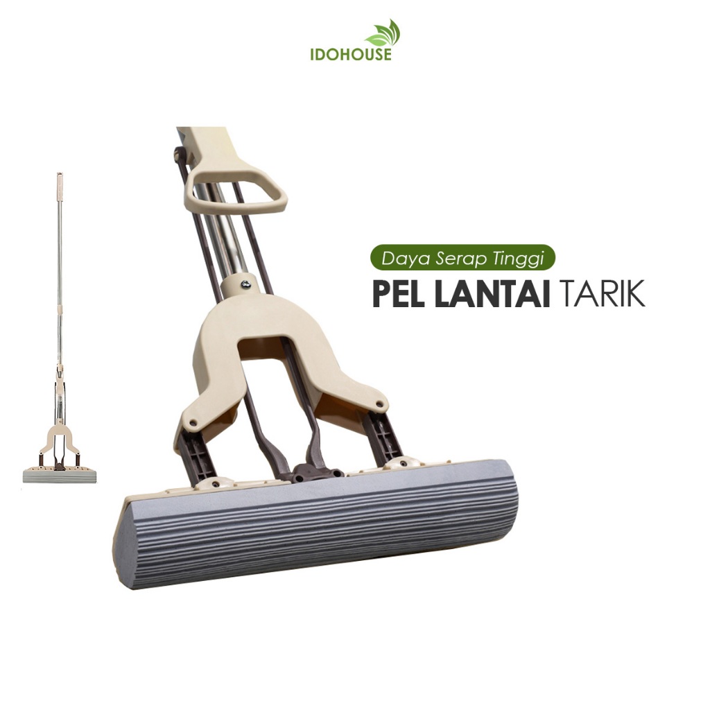 Jual IDOHOUSE Alat Pel Lantai Karet Set Tarik Peras Otomatis Pembersih ...