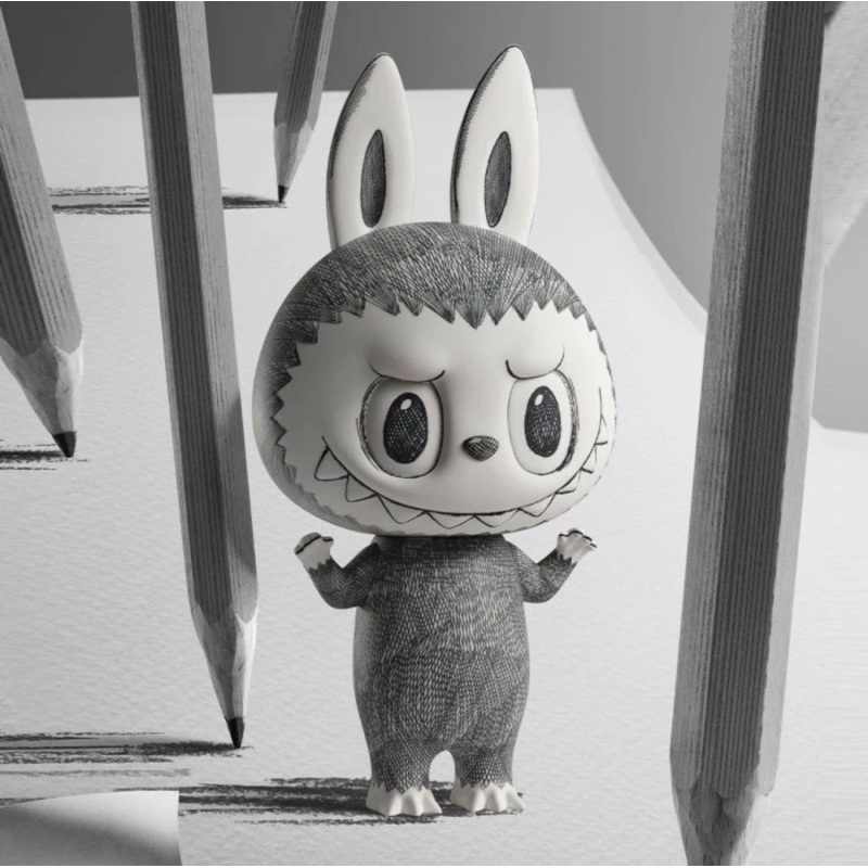 Jual POP MART MEGA LABUBU 400% Sketch Limited Edition | Shopee Indonesia