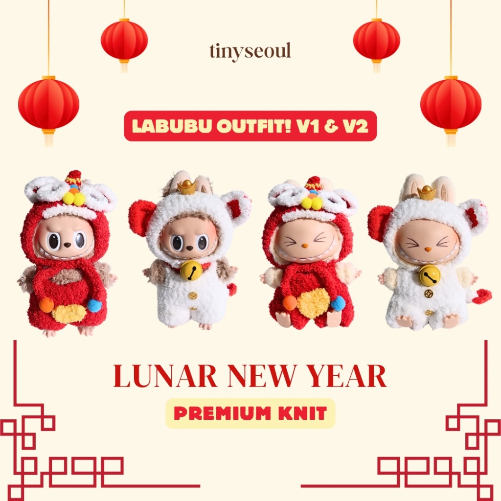 Jual READY STOCK TINY SEOUL BAJU LABUBU V1 V2 PREMIUM - LABUBU LUNAR ...