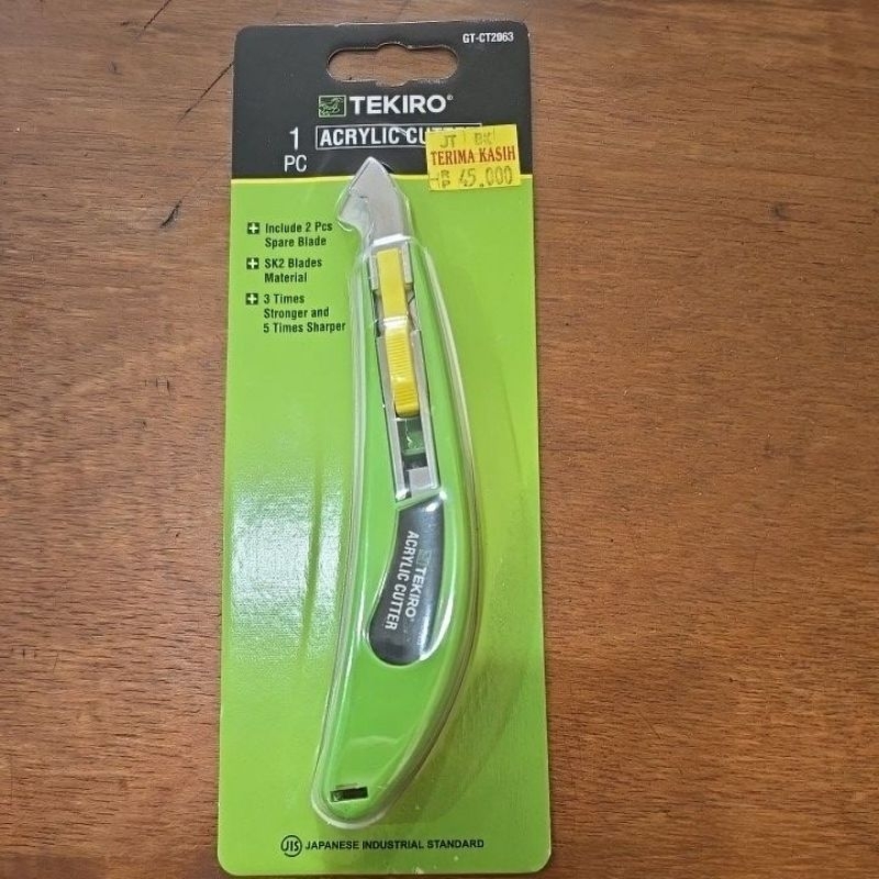 Jual pisau acrylic tekiro / acrylic cutter tekiro | Shopee Indonesia