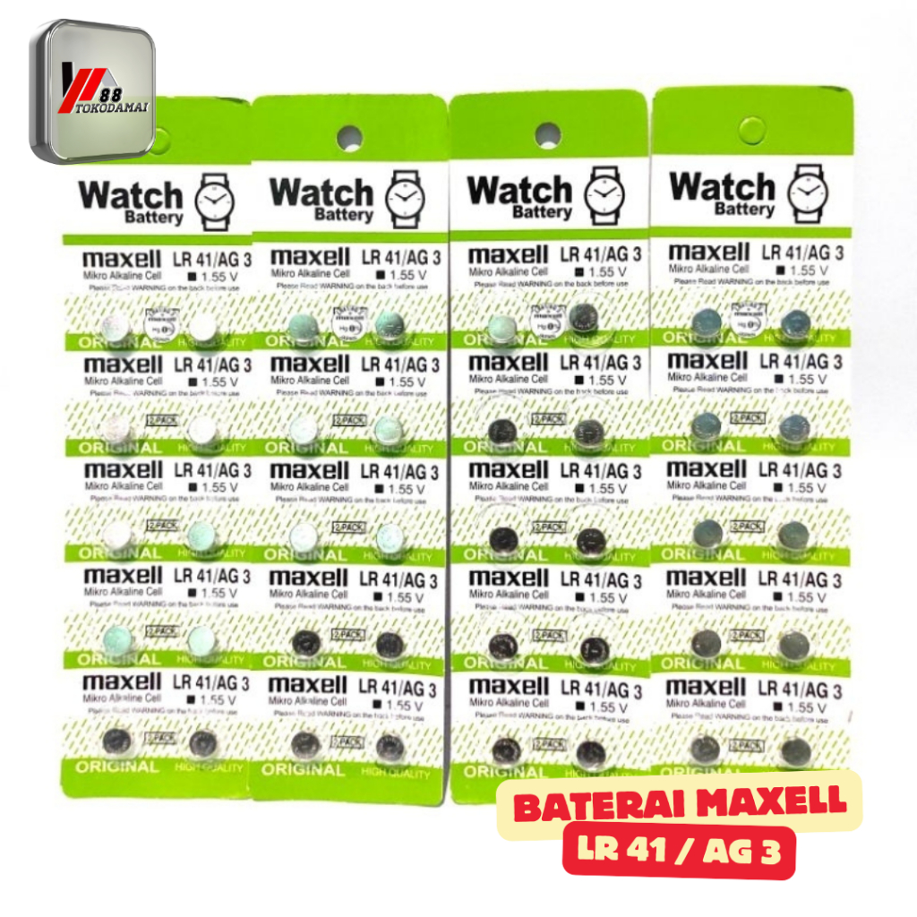 Jual Baterai Maxell LR41 LR 41 SR41 AG 3 SR 41 AG3 G3 | Shopee Indonesia