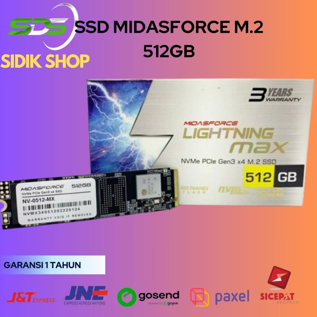 Jual M2 NVME 512GB MIDAS M.2 NVME 512GB MIDASFORCE PCIe Gen3 x4 SSD ...