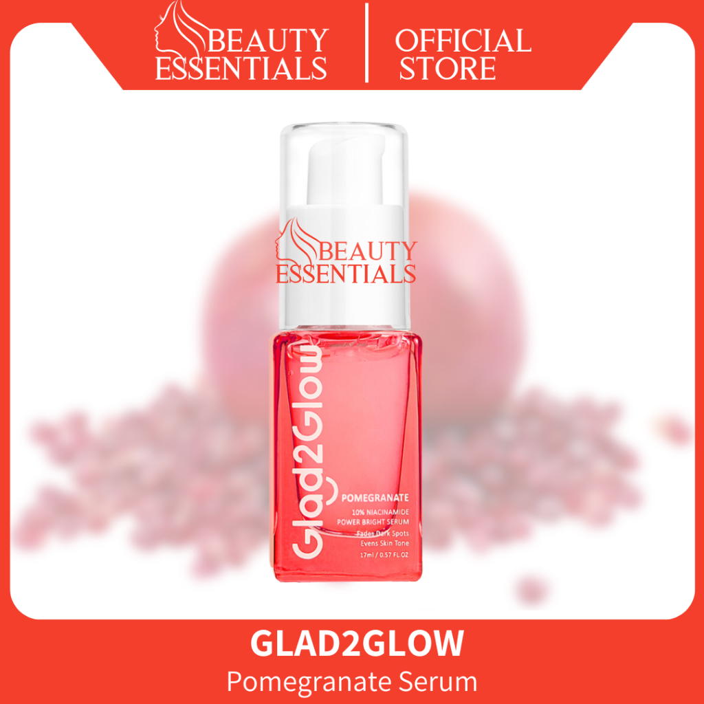 Jual Glad2Glow Pomegranate 10% Niacinamide Power Bright White Serum ...