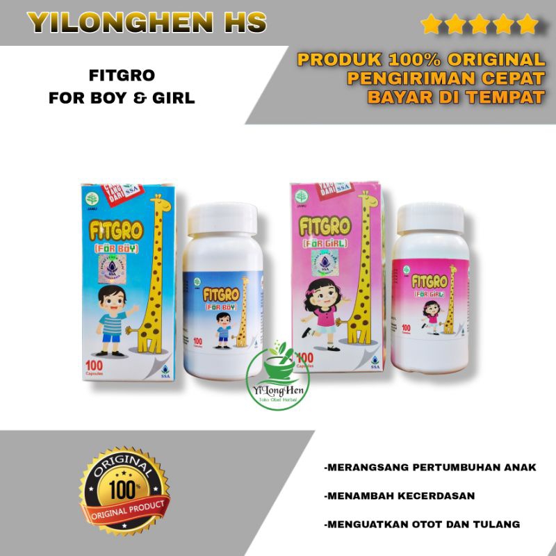 Jual Fitgro Yi Zhi Zeng Gao Wan Grow Up Pills Boy dan Girl Obat ...