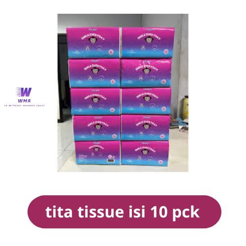 Jual Tisu isi 10pack Tissue TitaSoft / Tissue isi 360Helai 2ply ...