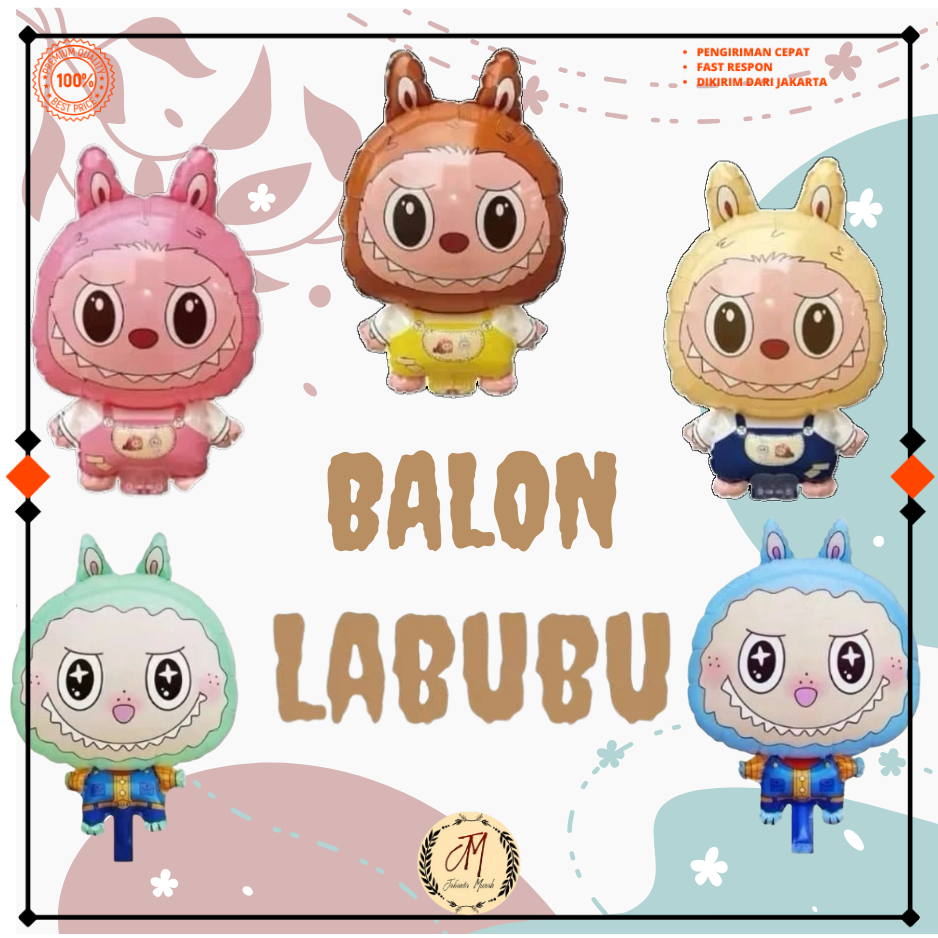 Jual JMR Balon Karakter Labubu Balon Jumbo Gas Foil Karakter | Shopee ...