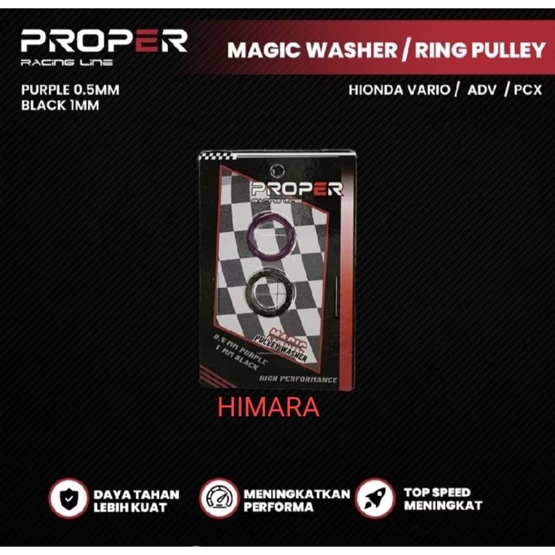Jual RING PULLY VARIO,PCX,ADV PROPER RACING LINE | Shopee Indonesia