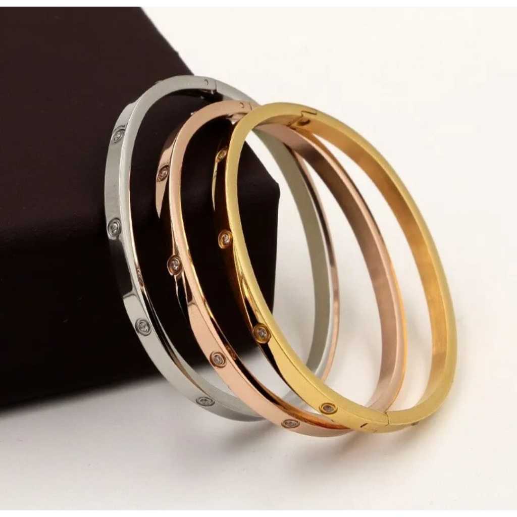 Jual Gelang Bangle Titanium Model kekinian,dijamin awet dan nyaman ...