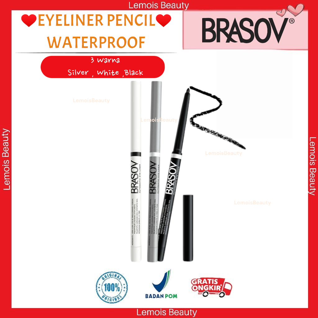 Jual LemoisBeauty- BRASOV AUTOMATIC EYELINER PENCIL WATERPROOF ( 0.35 g ...