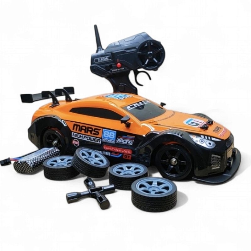 Jual mobil remote control drift propo 4wd skala 1:16 berkecepatan ...