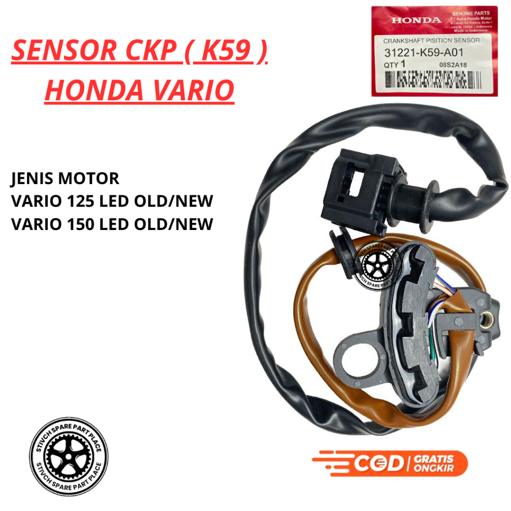 Jual SENSOR CKP VARIO 150 LED NEW/OLD / VARIO 125 LED NEW/OLD K6O/K59 ...