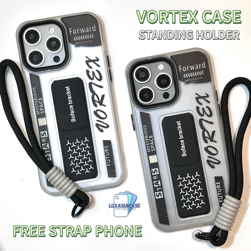 Jual VORTEX KICK Stand Holder Case With Phone Strap - Hardcase/ Casing ...