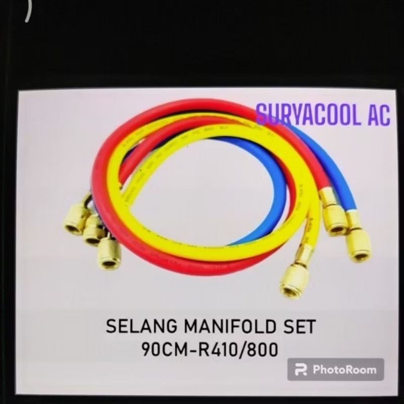 Jual 1 SET SELANG MANIFOLD AC R32/410a ISI 3 OCS | Shopee Indonesia