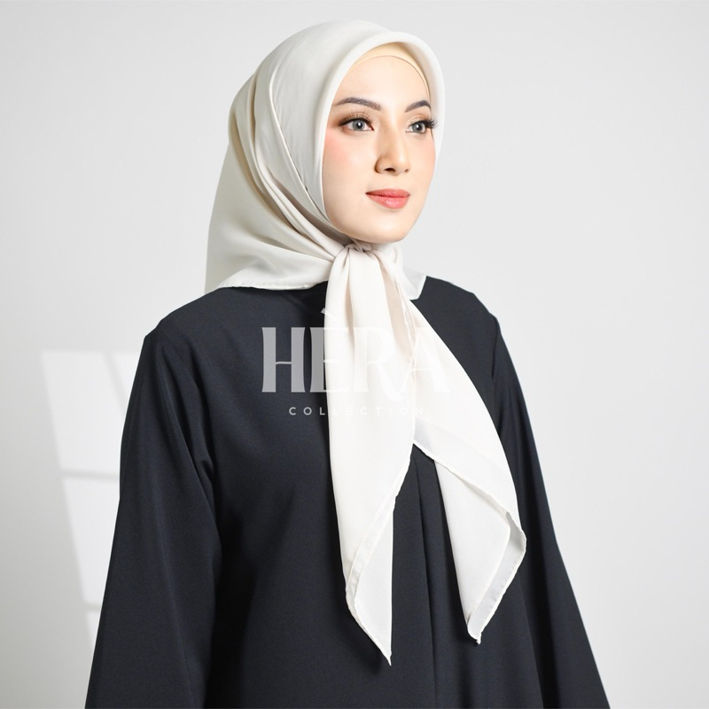 Jual Hera - Basic Square Milk ( Hijab Segi Empat ) | Shopee Indonesia