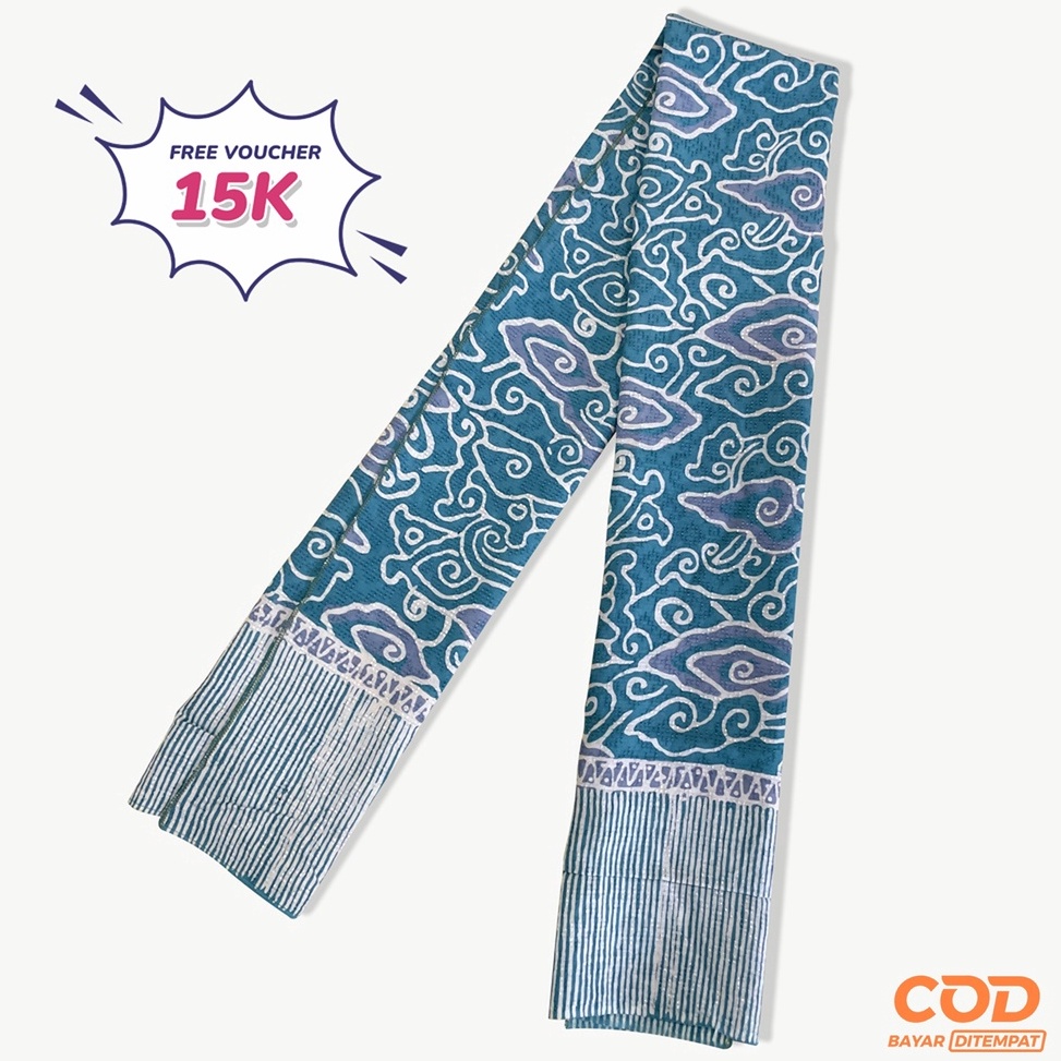 Jual BATIK SALMA Scarf Slayer Batik Motif Mega Mendung Bahan Doby ...