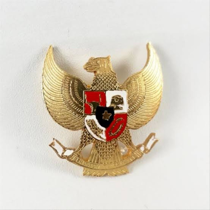 Jual pin garuda logam kuningan bahan cor ready pin garuda indonesia ...