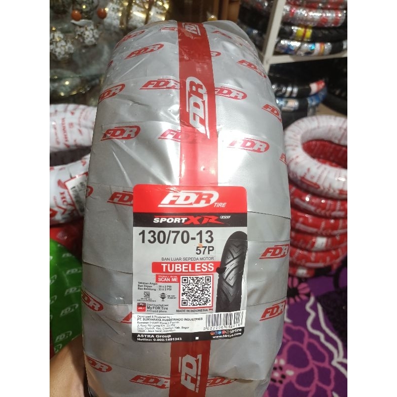 Jual BAN TUBELES FDR UK 110/70 & 130/70 RING 13. COCOK UNTUK NMAX ADV ...