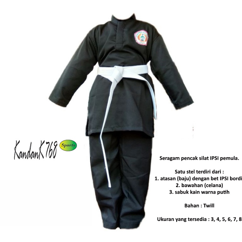 Jual Get Promo Baju Pencak Silat Seragam Silat Logo IPSI Seragam Pencak ...