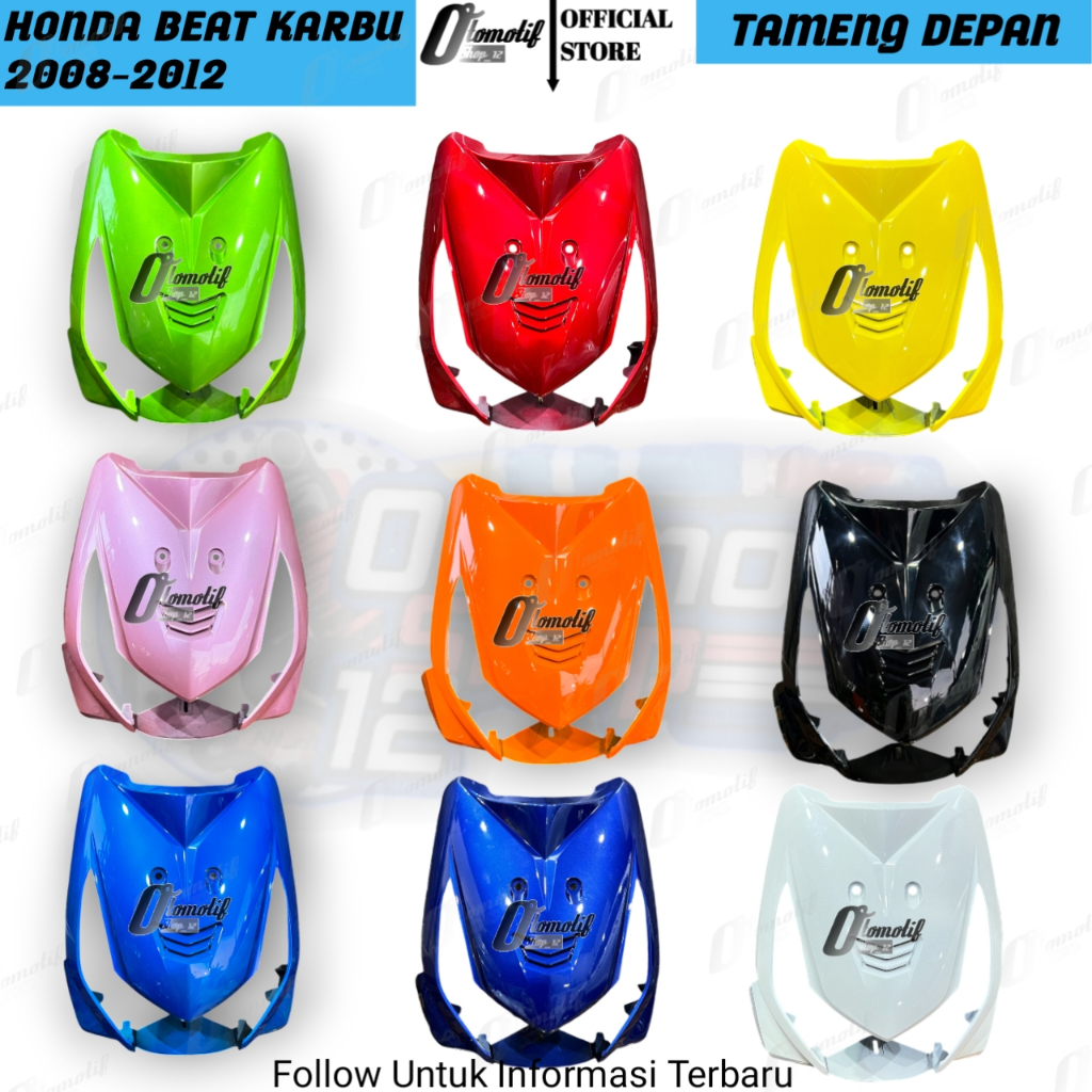 Jual Tameng Tebeng Depan Honda Beat Karbu Varian Warna / Panel Depan ...