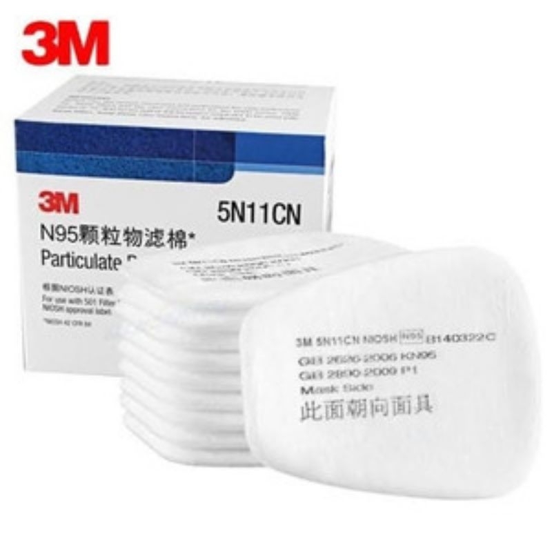 Jual Filter Masker 3M 5n11cn N95 Niosh - Box Isi 10 Pcs | Shopee Indonesia