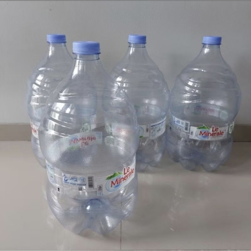 Jual Galon Le Mineral 5 Liter dan 15 Liter Kosong Tanpa Isi Per 1 Botol ...