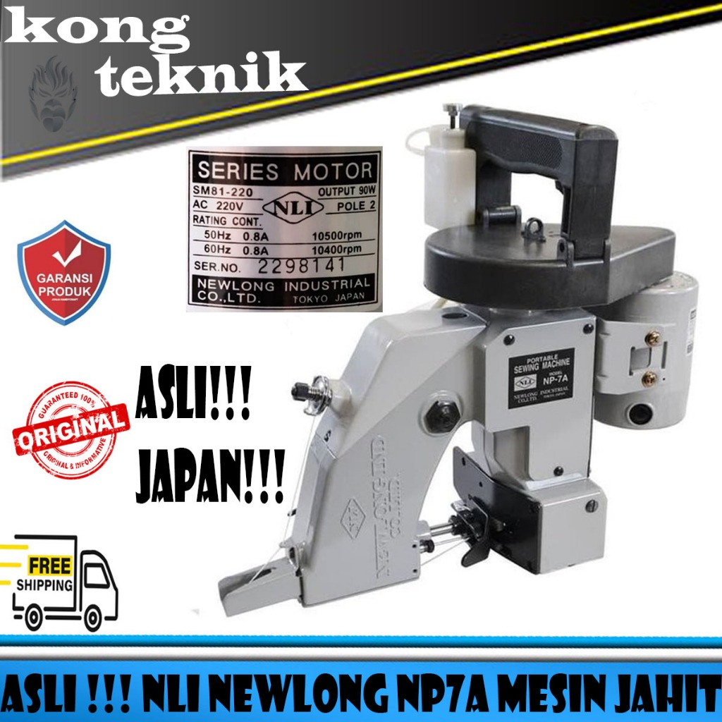 Jual Mesin Jahit Karung NLI NP-7A - NP7A Portable Bag Closer Japan ...